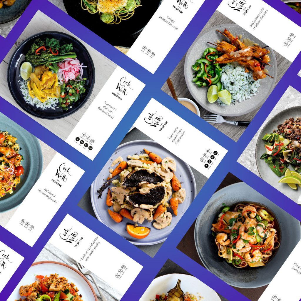 Waitrose | Ape | Packaging Design | Cook Well | Recipes in a Box